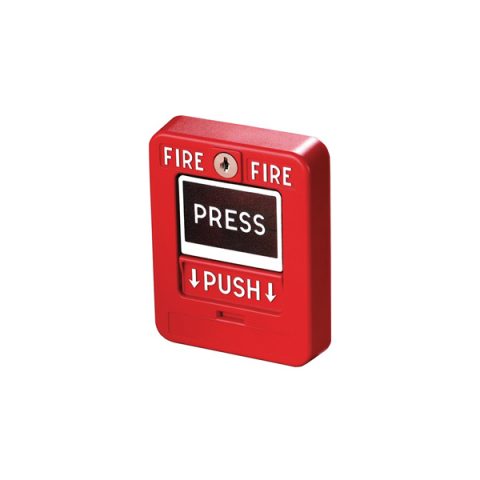 Red Dual Action addressable Manual Pull Station with Polycarbonate ...