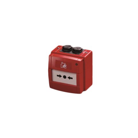 Waterproof manual call point – red (surface); for use with range; IP67 ...